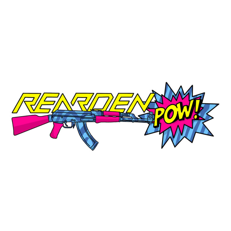 “POW” Holographic Sticker – Rearden MFG